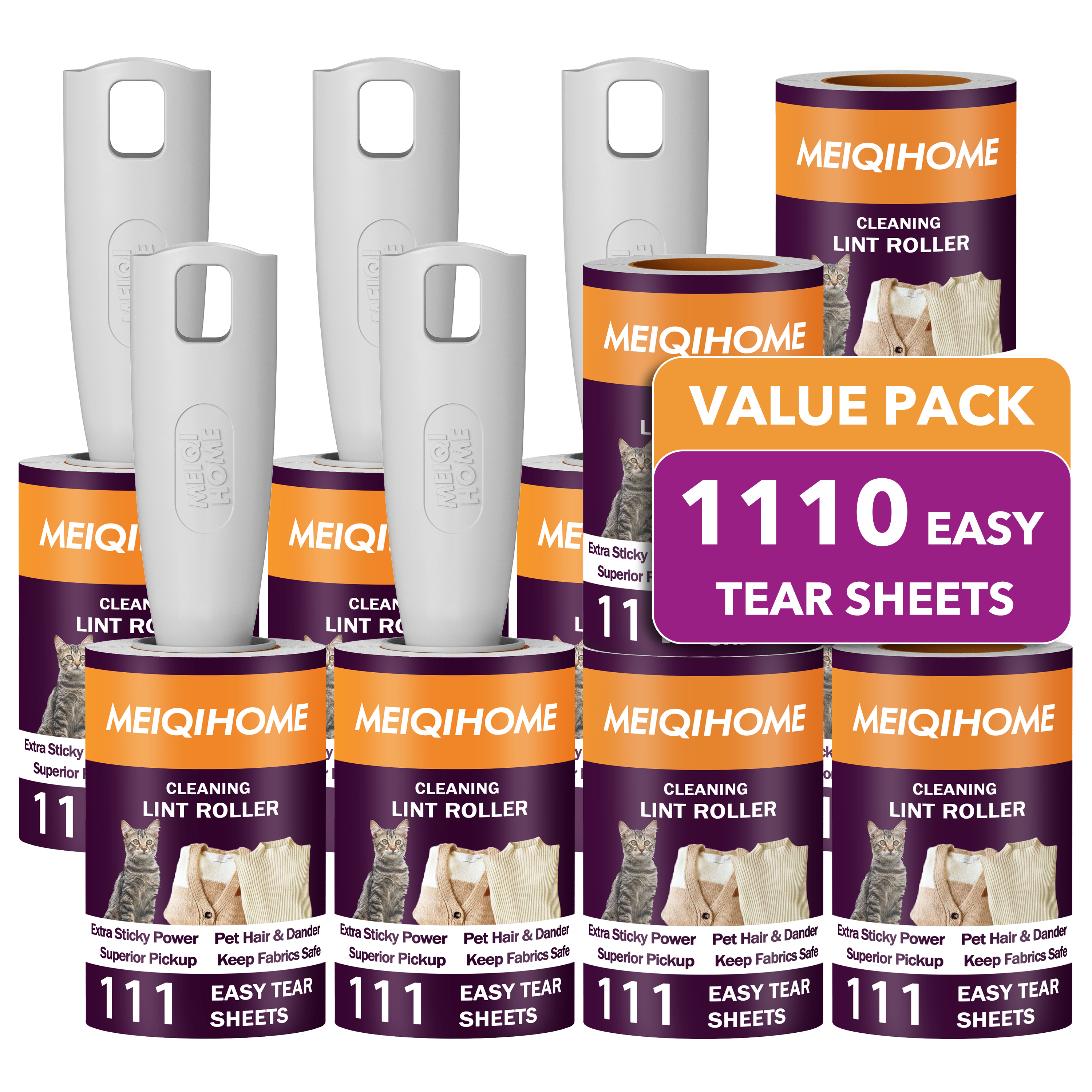 Lindt Roller MEIQIHOME Lint Rollers For Pet Hair Extra Sticky, 660 ...